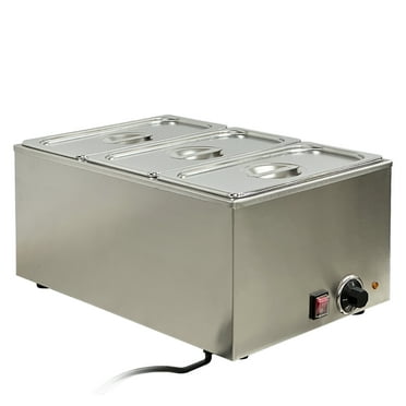 Zimtown Commercial Food Warmer Display 2-Tier 800W Electric bun warmer ...