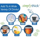 SimplyThick Easy Mix Food & Drink Thickener Unflavored 96 Gram Packet ...
