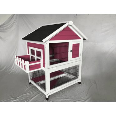 Large Stackable Pet Cage with Accessories: Feeder, Water Bottle for ...