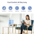 LEVOIT Classic300S Smart Humidifier, 6L Top Fill Tank with Night Light ...