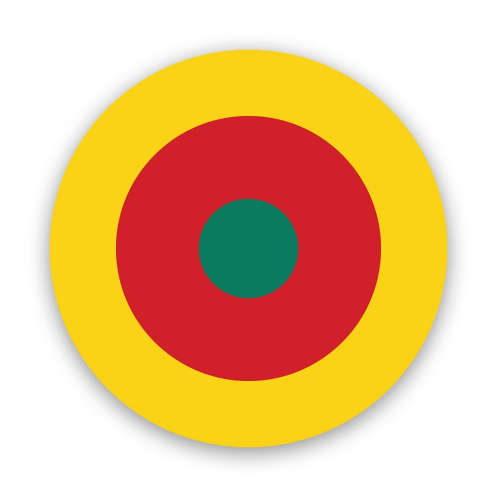 Cameroon Air Force Roundel Sticker Decal - Self Adhesive Vinyl ...