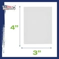 U.S. Art Supply 3" x 4" Mini Professional Primed Stretched Canvas 12 ...