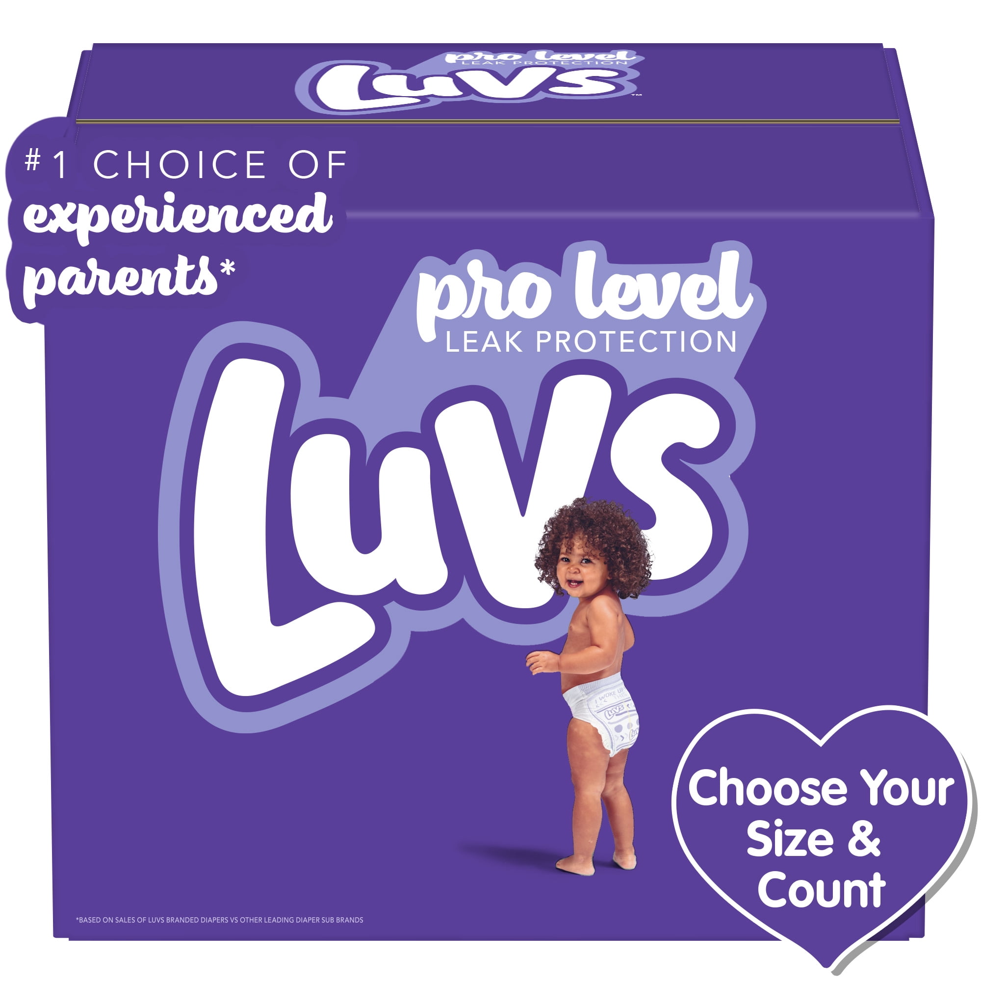 Luvs Pro Level Leak Protection Diapers Size 6 104 Count