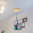BESTYASH 1Set Golden Pendant Light Ceiling Cover Plate with Vintage ...