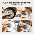 Comfort Grip Soap Dispensing Kitchen Scrub Brush 2026 New, Built-in ...