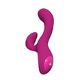 Eden 9 Inch Dual Stimulation Silicone Rabbit Vibrator with Warming ...