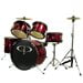 GP Percussion 5-Piece Junior Drum Set, Red - Walmart.com
