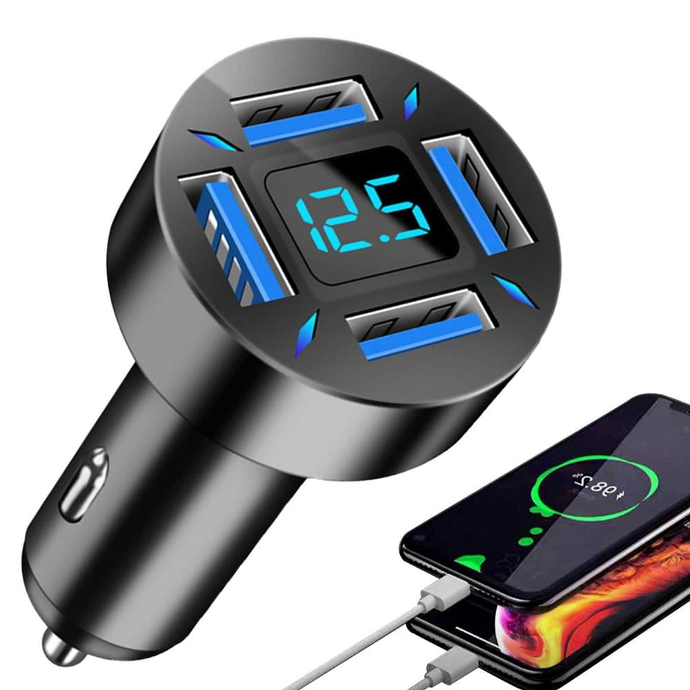 Tohuu USB Quick Car Charger QC3.0 Adapter 66w Quick Charge Lighter ...