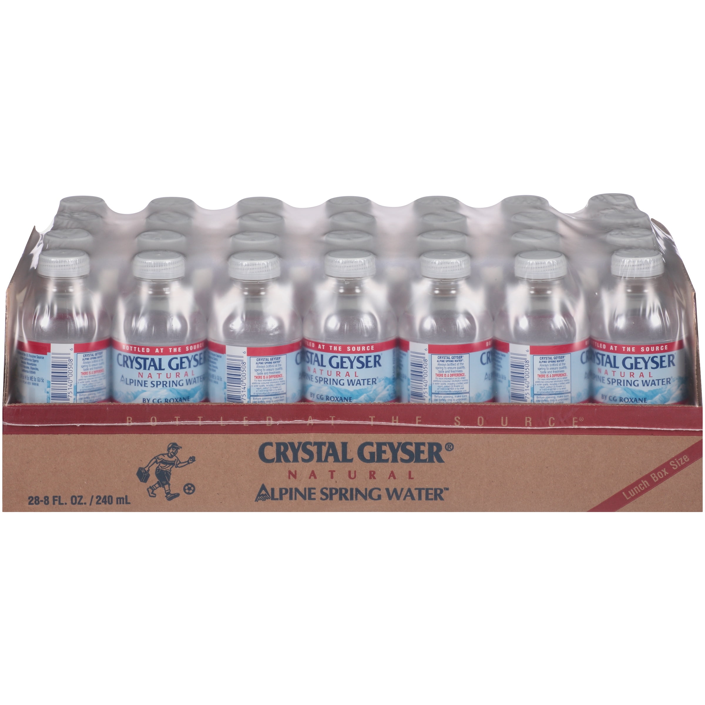 Crystal Geyser® Natural Alpine Spring Water® 28-8 fl. oz. Bottles ...