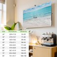 Indoor TV Cover 50 Inch, Summer Beach Elastic Monitor Dust Covers for ...