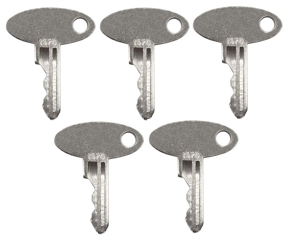5 Pack Ignition Keys for Ford New Holland Massey Ferguson Perkins Sakai ...