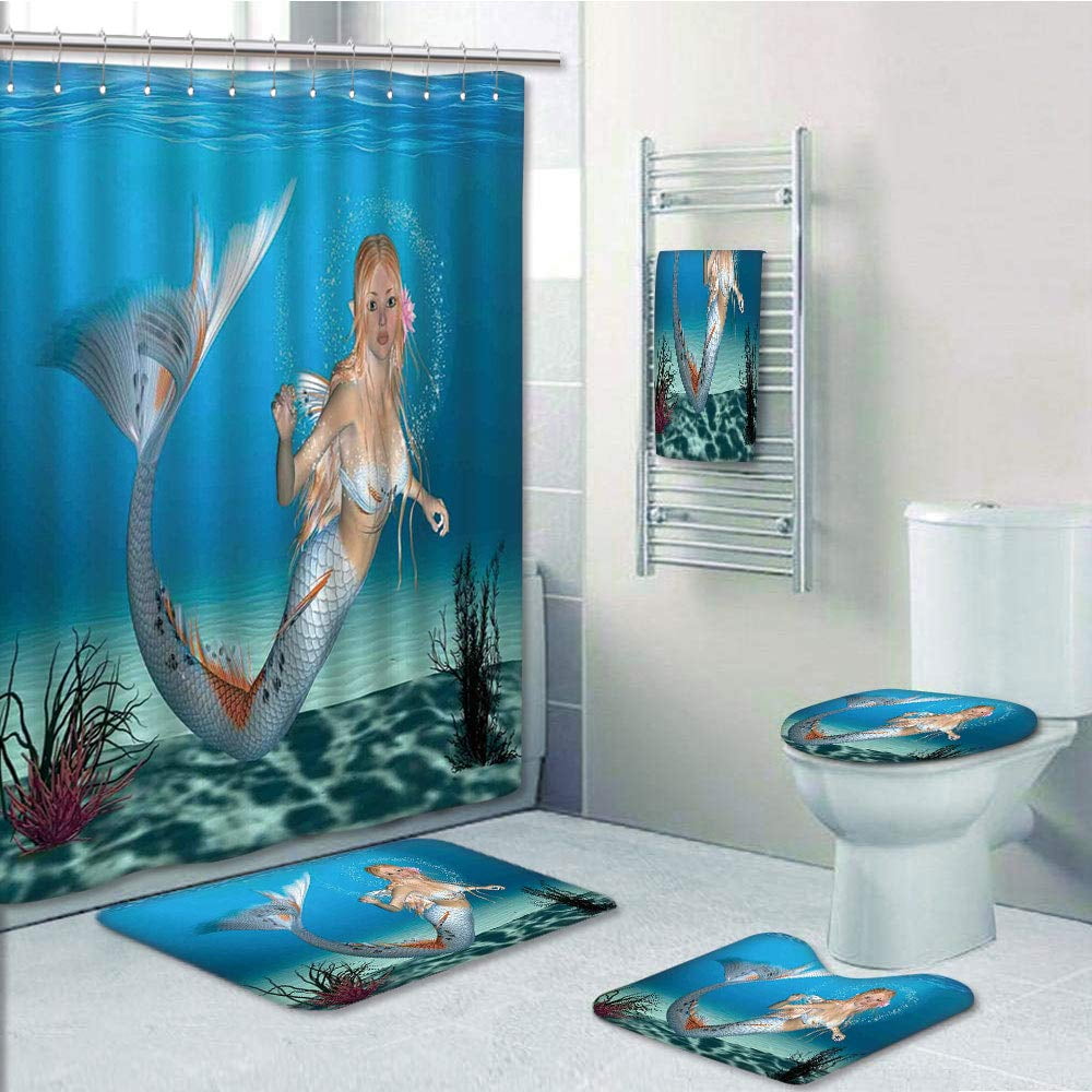 Prtau Mermaid Digital Mermaid In Tropical Ocean Magical Legendary