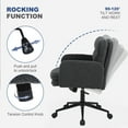Flysky Heavy Duty Home Office Chair, Ergonomic & Adjustable, 300lbs ...