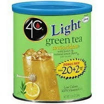 4C Totally Light Green Tea, Caffeine Free, Sugar Free, Ice Tea Powder ...
