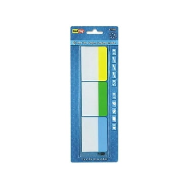 Post-it® Tabs, 2 in. Angled Solid, Assorted Primary Colors, 6 Tabs ...