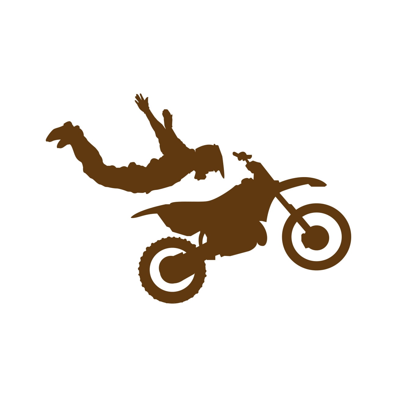 Freestyle Motorcross Stunt Sticker Decal Die Cut - Self Adhesive Vinyl ...