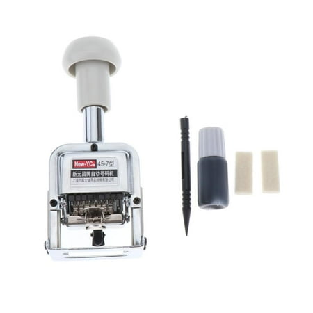 7-Position Self-Inking Stamp, Stamp Roller, Roller, Preserve | Walmart ...