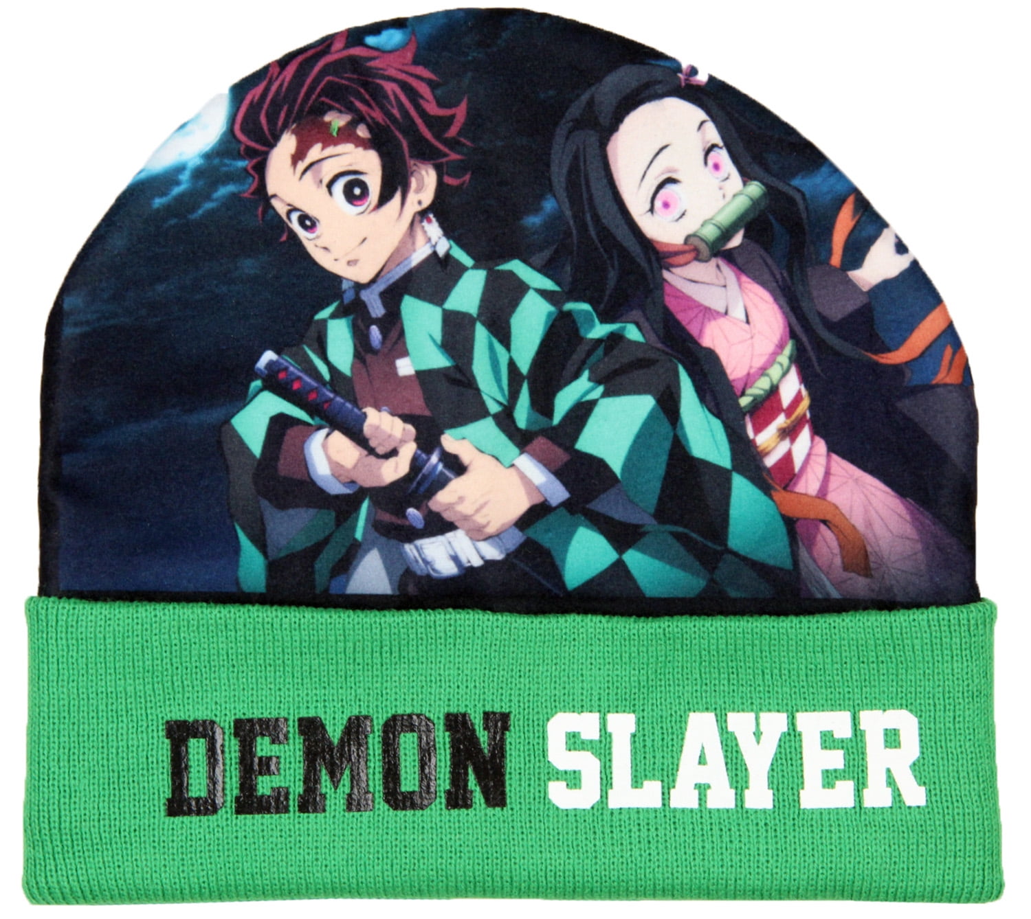 Buy Demon Slayer Tanjiro and Nezuko Japanese Manga Beanie Skull Cap Hat ...