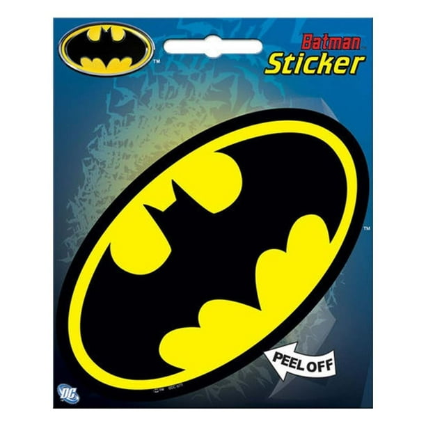 Batman Logo Sticker - Walmart.com - Walmart.com