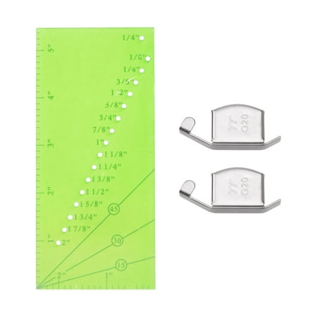 Uxcell 3pcs Magnetic Seam Guides and Seam Guide Ruler with G20 Sewing ...