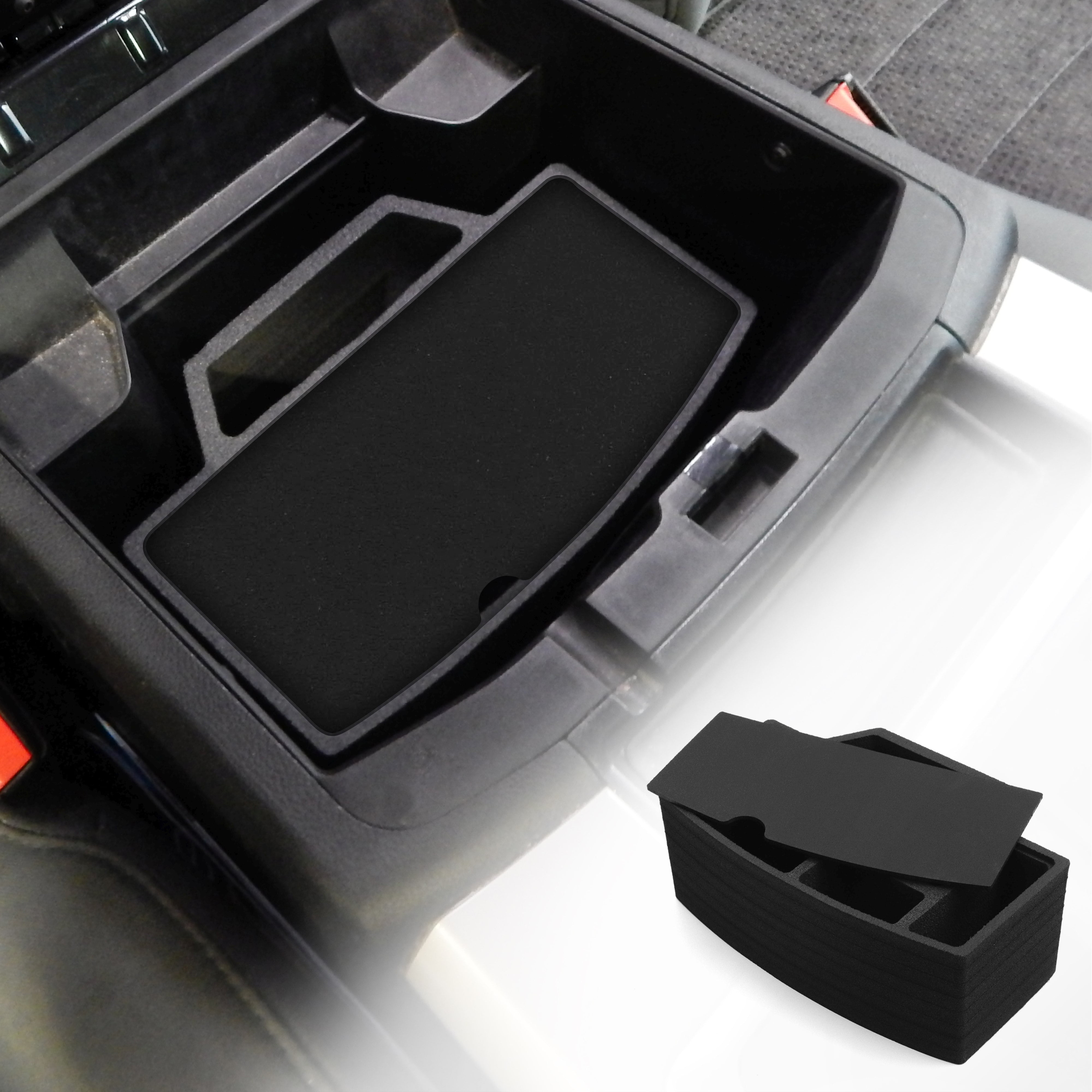 Red Hound Auto Center Console Organizer Vehicle Insert Secret ...