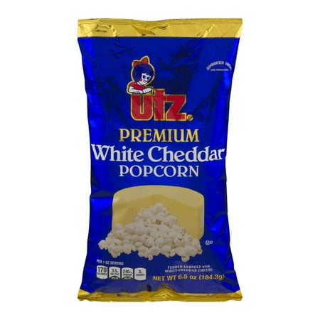 Utz Premium White Cheddar Popcorn, 6.5 OZ - Walmart.com