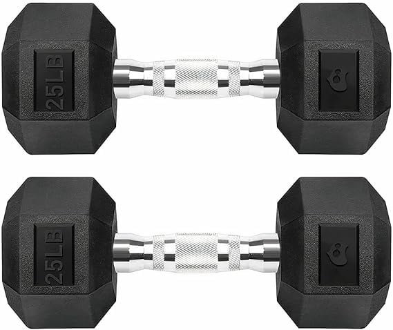 Par de Mancuernas Hexagonal de 25 Lbs Bleulander CBHH-0111 | Bodega ...