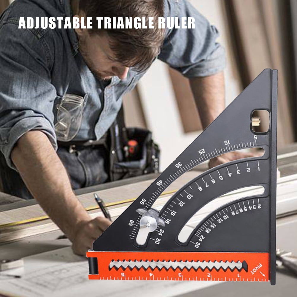 Regla cuadrada triangular plegable Herramienta de diseño extensible de ...