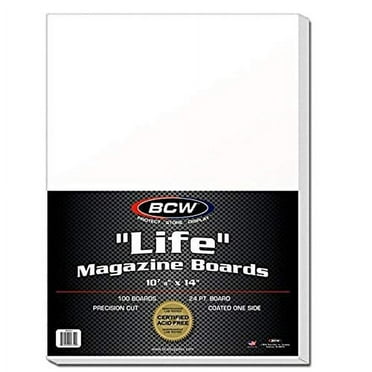 BCW Comic Book Backing Boards, Silver, 100 Boards Per Pack - Walmart.com