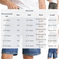 Antinious Boys Girls Versatile Denim Elastic Waist Solid Pocket Casual ...