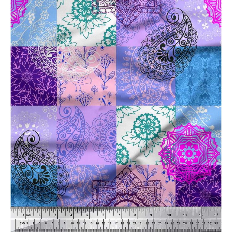 Velvet Patchwork Fabric