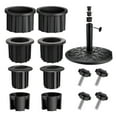 BESTSKY 2026 New Outdoor Sun Umbrellas Holder Set of 12 Parasols Stand ...