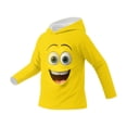 Ceisia Kids' UPF50+ Sun Protection Long Sleeve Cartoon Face Print ...