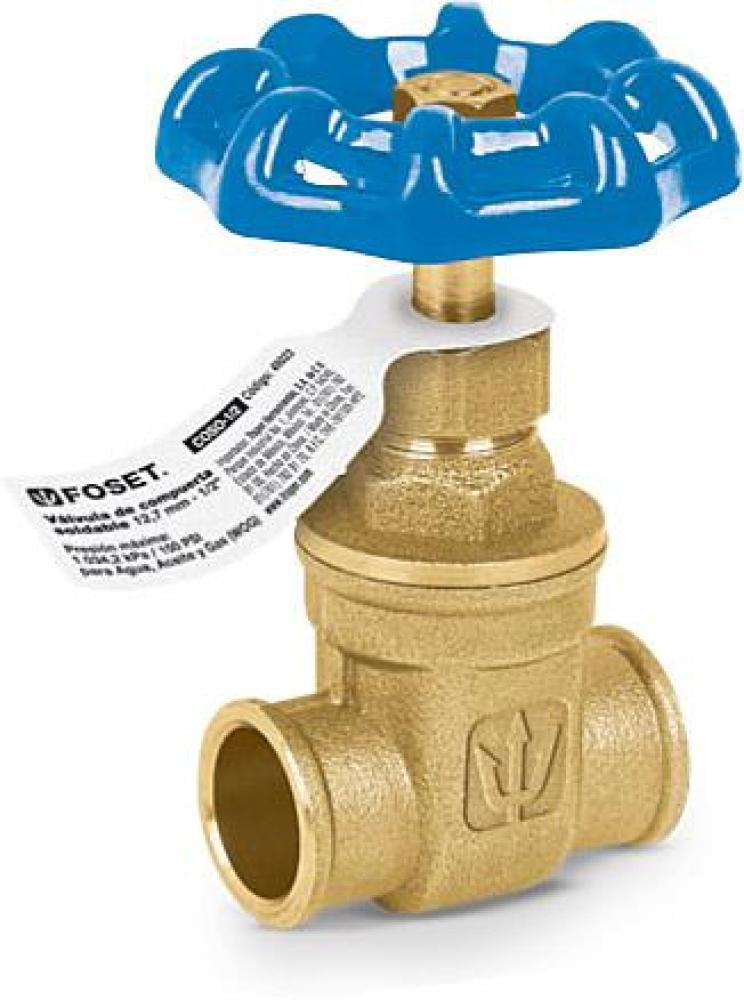 VALVULA COMPUERTA SOLDABLE FOSET COSO-1 1/2'' 49027 | Bodega Aurrera en ...