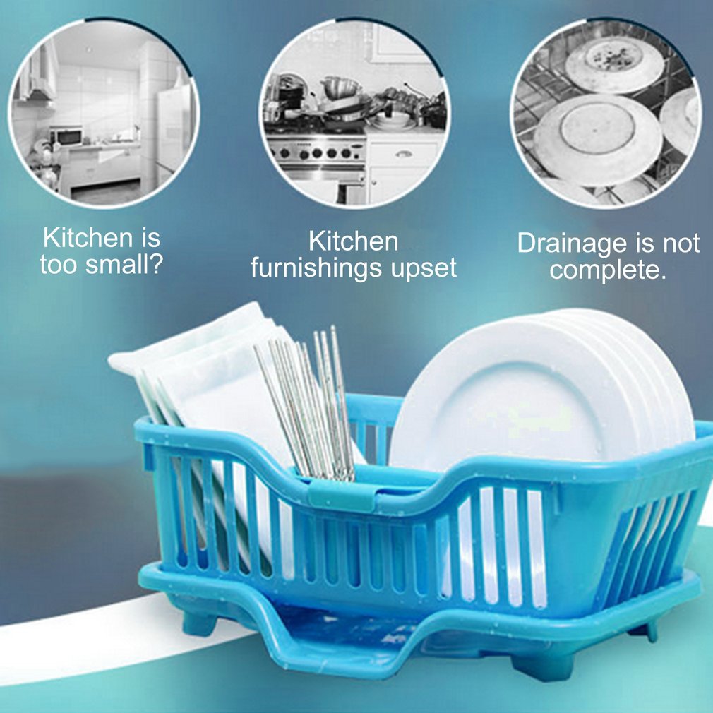 Plastic Washing Holder Basket Rack Storage Kitchen Wash Dry Shelf ...