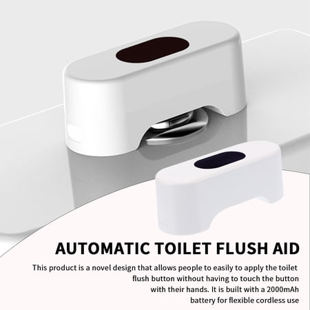 Automatic Toilet Flush Switch IR Motion Sensing Flush Button Non-Touch ...