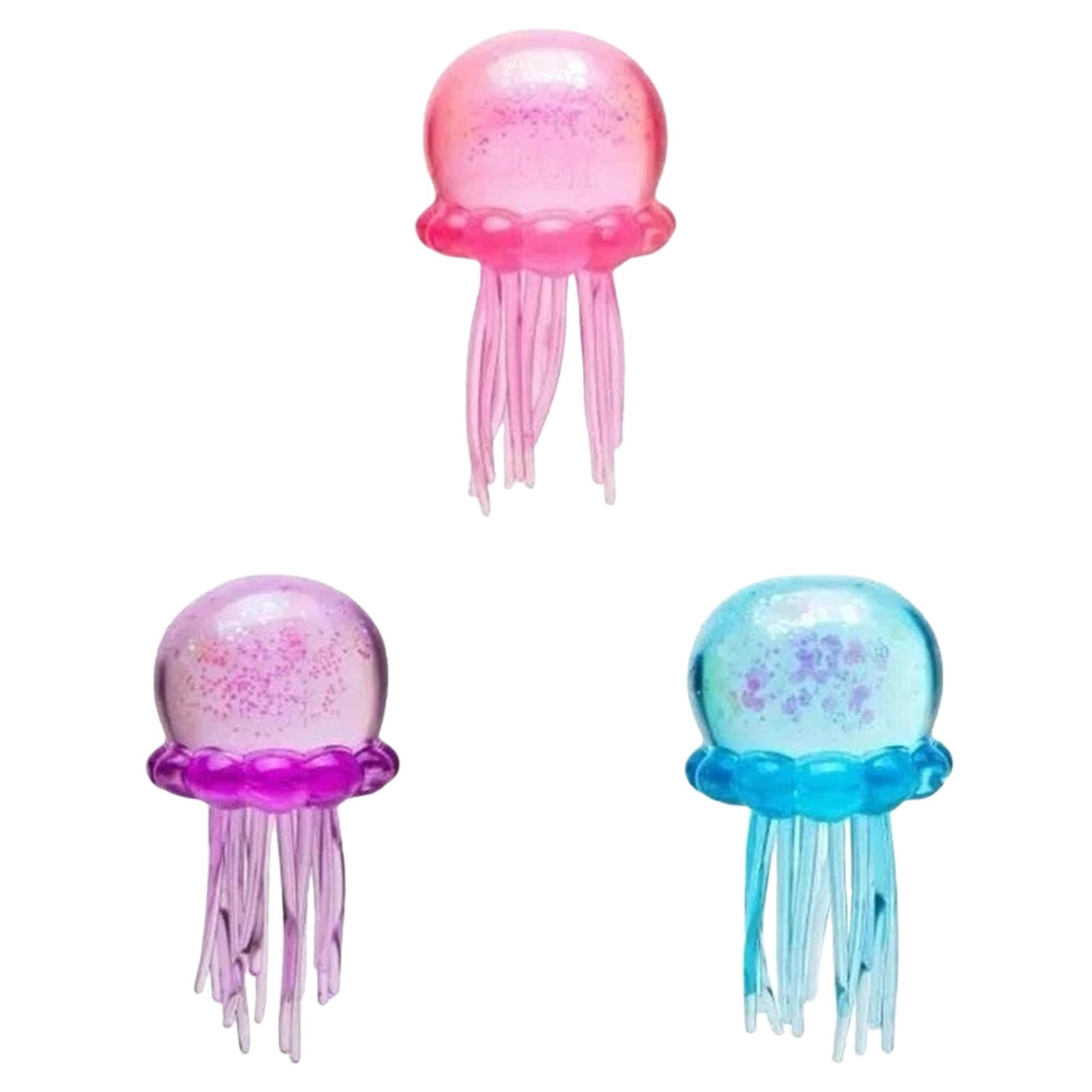 Clear Jellyfish - Needo Cute Soft Squid Stress Relief, Fidget for ...