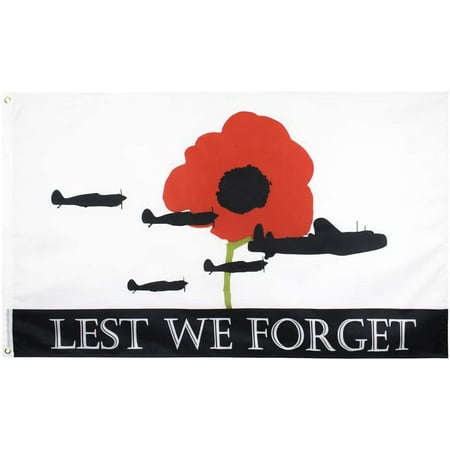 World War I Royal Air Force Lest We Forget Flag RAF Remembrance WW1 ...