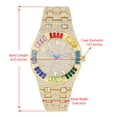 Charles raymond The Baguette Royal Timepiece Lit with rectangular ...