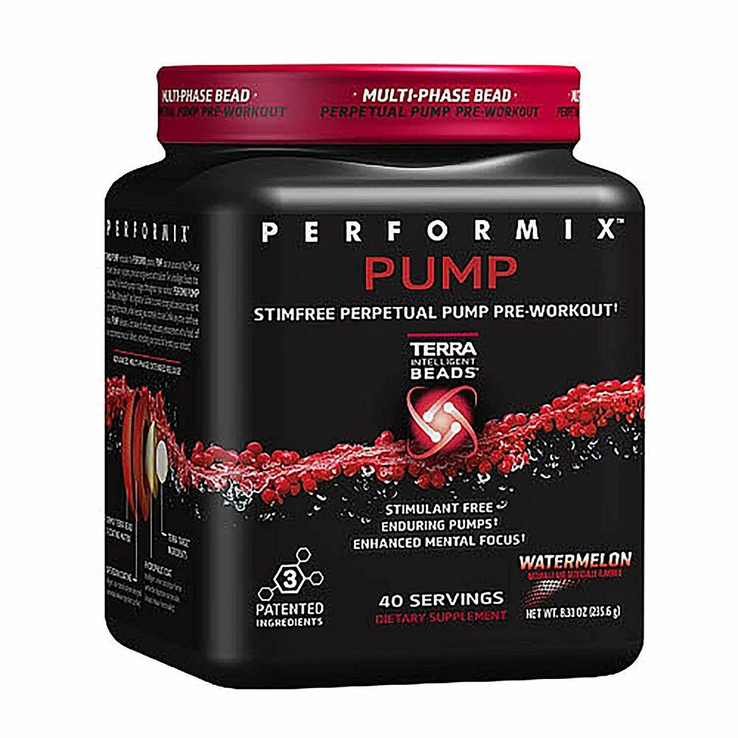 Performix Stim-Free PUMP Pre Workout Focus Endurance SST Terra Bead ...