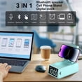 WISE TIGER Bluetooth Wireless Speaker with Cell Phone Stand Loud Alarm ...