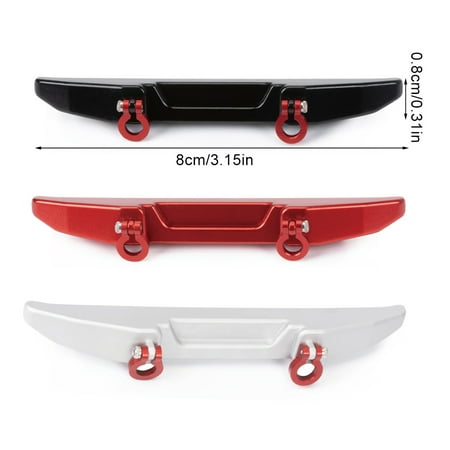 RC Rear Bumper Upgrade Fittings Auto Toy Metal Material: Modified ...