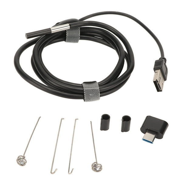 Endoscopio tipo C, endoscopio USB 3,3 pies 4,9 mm endoscopio USB ...