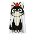 Cute Cat King Crown Women High Waist Midi Skirt Elegant Midi Skirt High ...