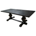 Best Master Michelle Solid Wood Rectangular Dining Table in Rustic ...