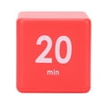 Plastic Cube Timer Gravity Sensor Flip Timer Workout Countdown Timer