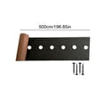 Brown Black Double-Sided Weeds Barrier Fabric Pres-Punched Planting ...
