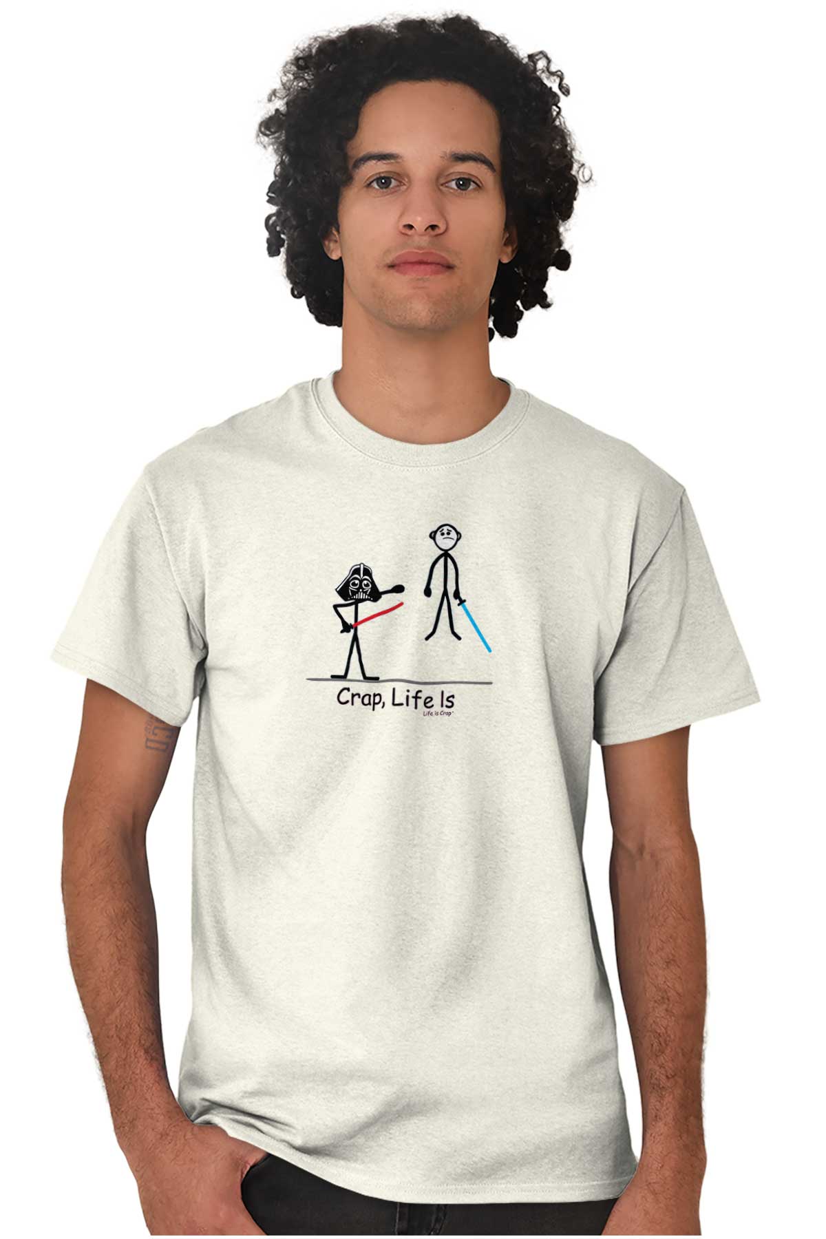 Crap Life Funny Dark Side Death Star Force Graphic T Shirt Men or Women ...
