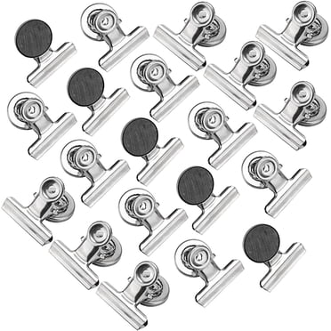 Universal Bulldog Magnetic Clips, Small, Nickel-Plated, 18/Pack ...