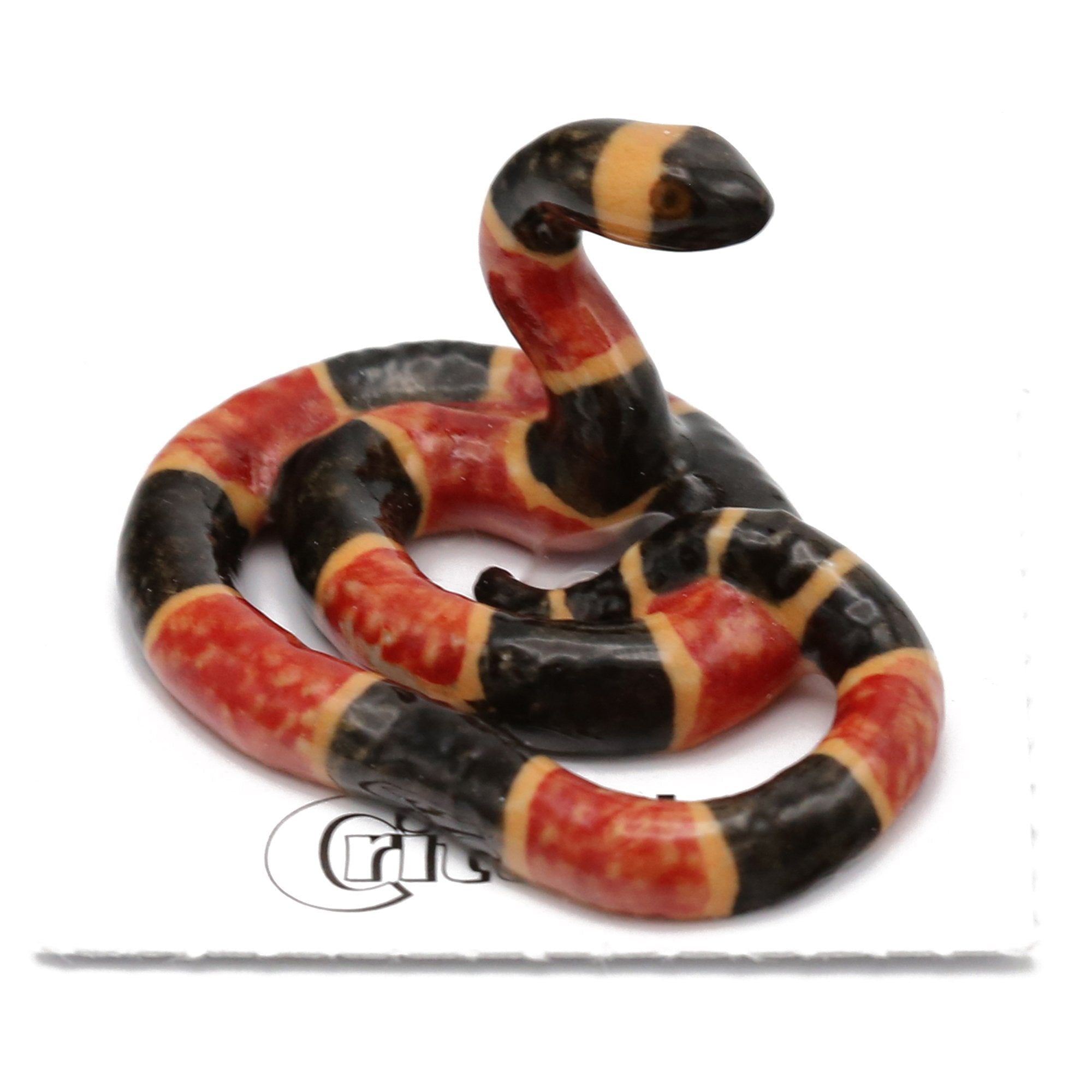 Little Critterz Coral Snake "Rhyme" - miniature porcelain figurine ...